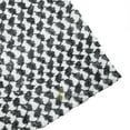 Black White Keffiyeh Arafat Scarf Shemagh 120X120Cm Wide White Borders ...