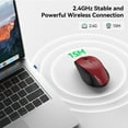 TECKNET Wireless Mouse, 2.4G USB Computer Mouse with 6-Level Adjustable ...