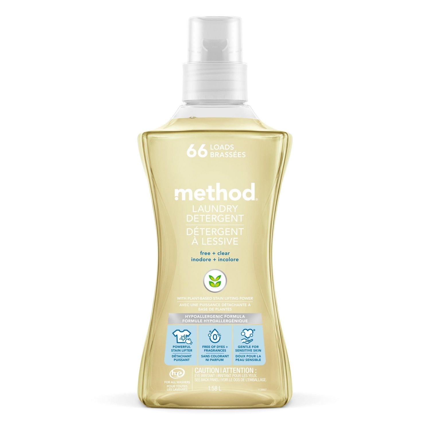Click here for Method Laundry Detergent  Free + Clear  1.58l  66... prices