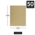 Brown Kraft Chipboard Medium Weight 30Pt (Point) Cardboard Scrapbook ...