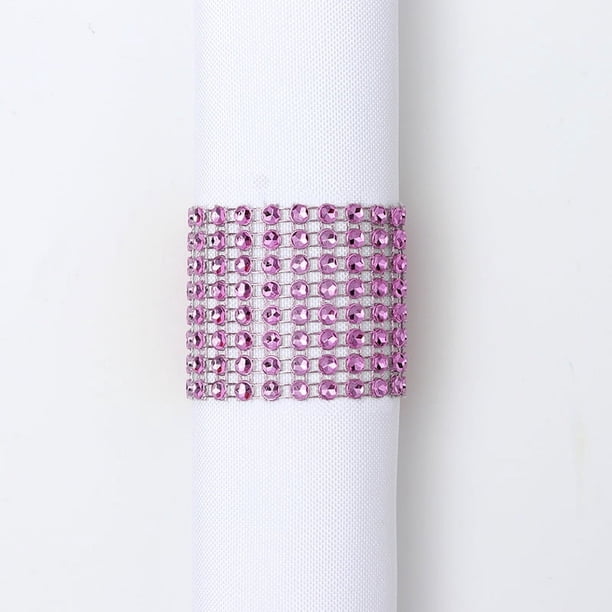 Fatty Farmer Hotel Restaurant Set Up 8 Rows of Mesh Diamond Napkin ...