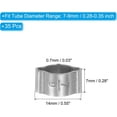 FRKSMD-35 Pack 7-9mm Double Ear Hose Clamp, 304 Stainless Steel O Clip ...