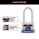 Master Lock 3TRILF Outdoor Padlock with Key, 3 Pack Keyed-Alike ...