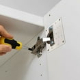Door Hinge Plates & Screws for Kitchen Cupboards, Easy Fix Solution ...