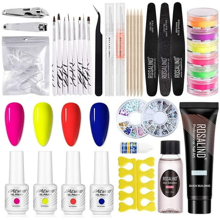 Nail Polish - Nail Art Kit Manicure Set Rhinestones Pick Up Tweezer ...