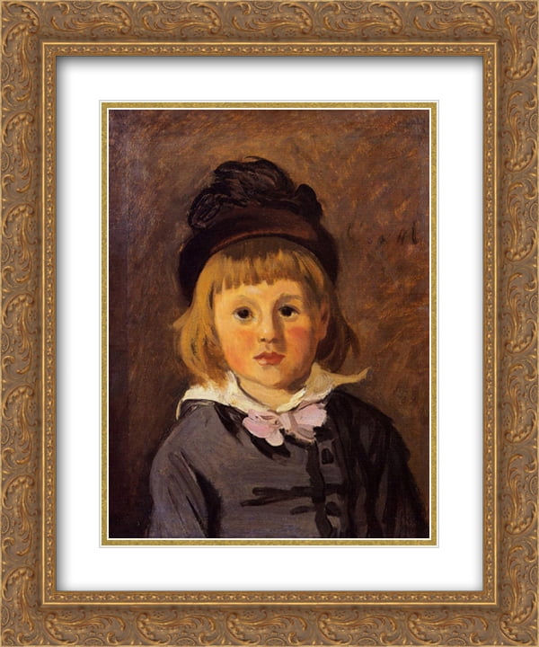 Claude Monet 2x Matted 20x24 Gold Ornate Framed Art Print 'Portrait of ...