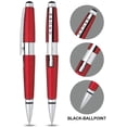 Cross Edge Pen, 0.7 mm, Medium, Black Ink, Red Barrel - Walmart.com