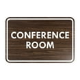Classic Framed Conference Room Sign (Walnut) - Medium - Walmart.com