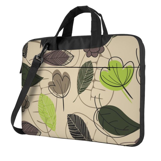 Leaf Texture Design Laptop Bag, 14 inch Laptop or Tablet, Business ...