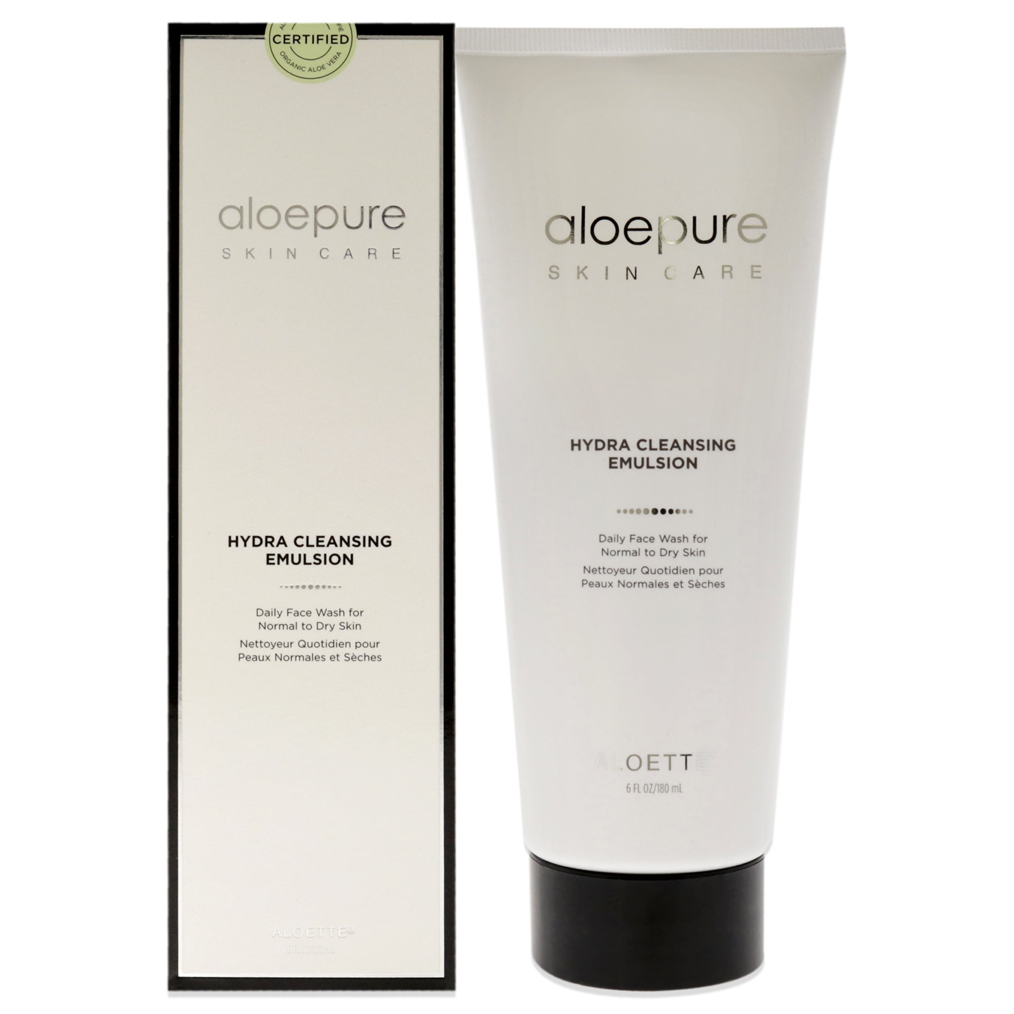 Emulsión Limpiadora Aloepure Hydra Aloette 6 oz para Pieles Secas ...