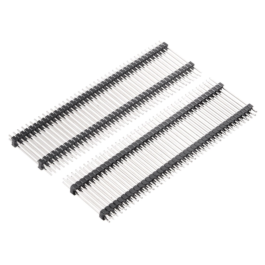 5pcs 2.54 mm 40-pin 35mm Longue 2 rangées Broche Connecteur Droit ...