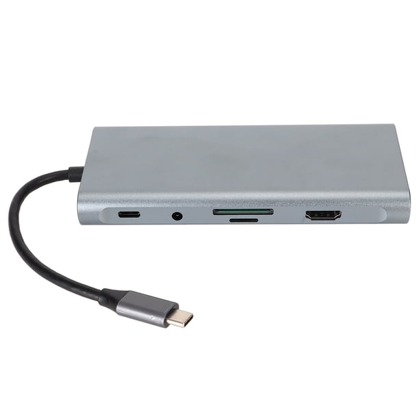 Hub tipo C, Hub USB C 11 Dongle USBC Hub USBC Diseño fácil de usar ...