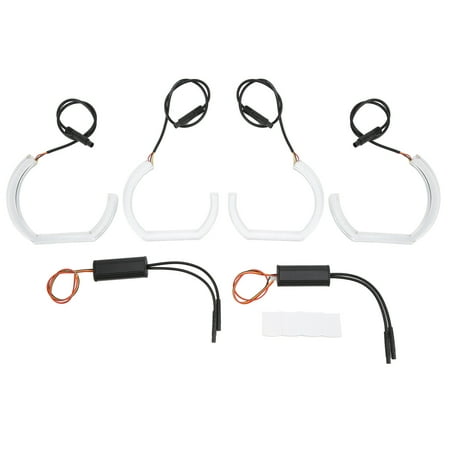 ANGGREK LED Angel Eye Light Set White Yellow Lighting For DTM Style ...