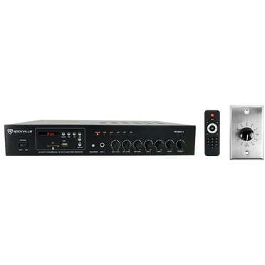 Sound Town 180W 6-Zone 70V/100V Commercial Power Amplifier with ...