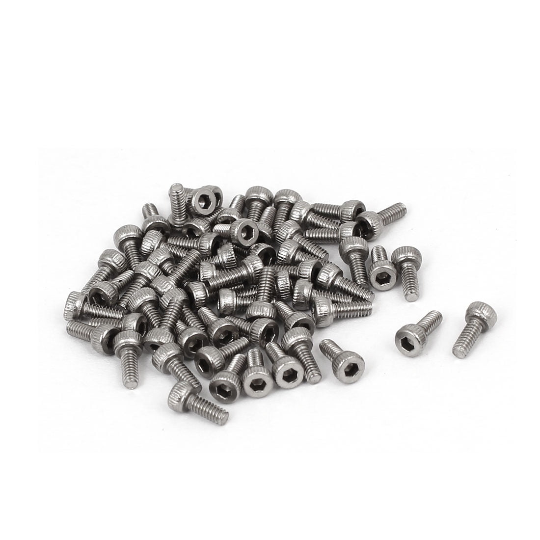 M2 x 5mm 0.4mm Pitch 304 Stainless Steel Hex Socket Head Cap Screw ...