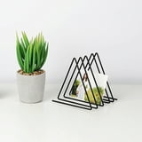 Visland Premium Iron 5-Slot Magazine Holder, Triangle File and Record ...