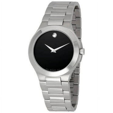 Movado Series 800 Chronograph 42mm Black Dial Silver Tone Men's Watch ...