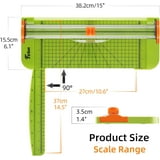 Firbon A4 Paper Cutter 12 inch Titanium Paper Trimmer Scrapbooking Tool ...