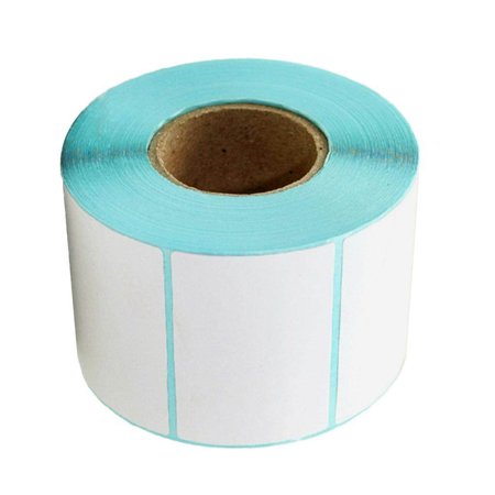 kurtrusly 500 Pieces 70x50mm Blank White Thermal Adhesive Sticky Adress ...