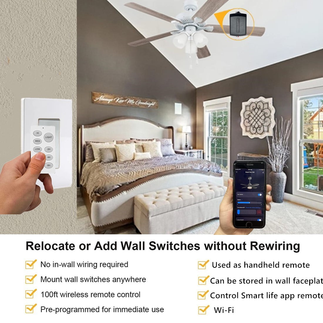 How To Install A Hunter Ceiling Fan With Remote | Shelly Lighting