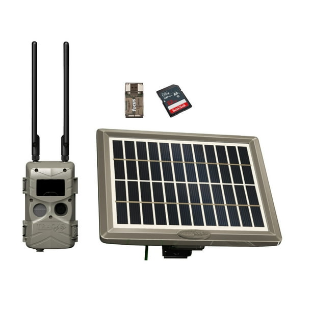 Cuddeback Tracks Black Flash Standalone Cell Camera With Solar Power