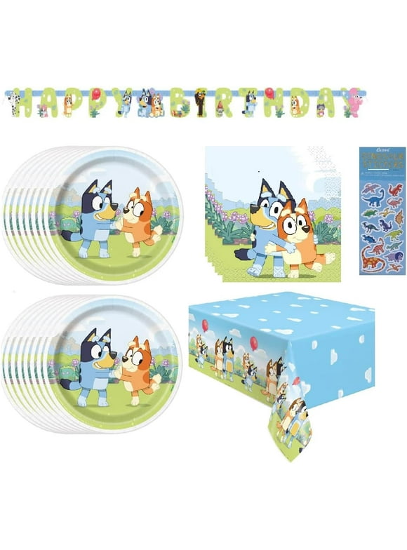 Bluey Birthday Party Supplies in Party & Occasions - Walmart.com