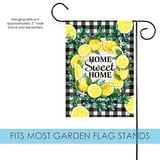 Toland Home Garden Lemon Wreath Lemon Summer Flag Double Sided 12x18 ...