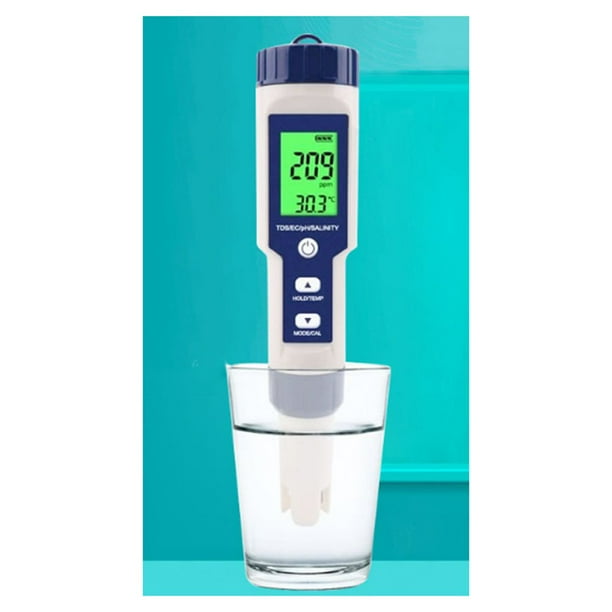 Dinohhi 5 - in - 1 Multi - Parameter Water quality tester pH Meter EC ...