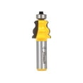 Small Standard Crown Cap Molding Router Bit - 1/2" Shank - Yonico 16111 ...