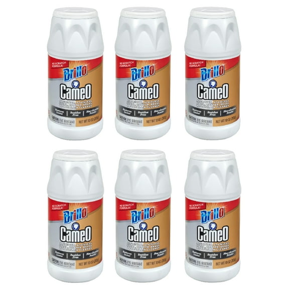 Brillo Cameo Aluminum & Stainless Steel Cleaner, 10oz, 2 Pack for ...