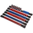 ABS Socket Organizer 1/2 inch 3/8 inch and 1/4 Clip Drive Socket Rail ...