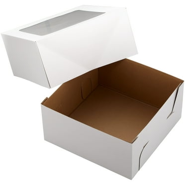 Wilton 19 x 14-Inch White Cake Boxes with Windows, 2-Count - Walmart.com