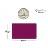 Royal Green Color Coding Labels 2x1.2 inch Rectangular Stickers in 8 ...