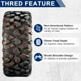 MaxAuto AT27x11-14 ATV UTV Mud Sand Off-Road Tires, 6PR Tubeless, 2 ...