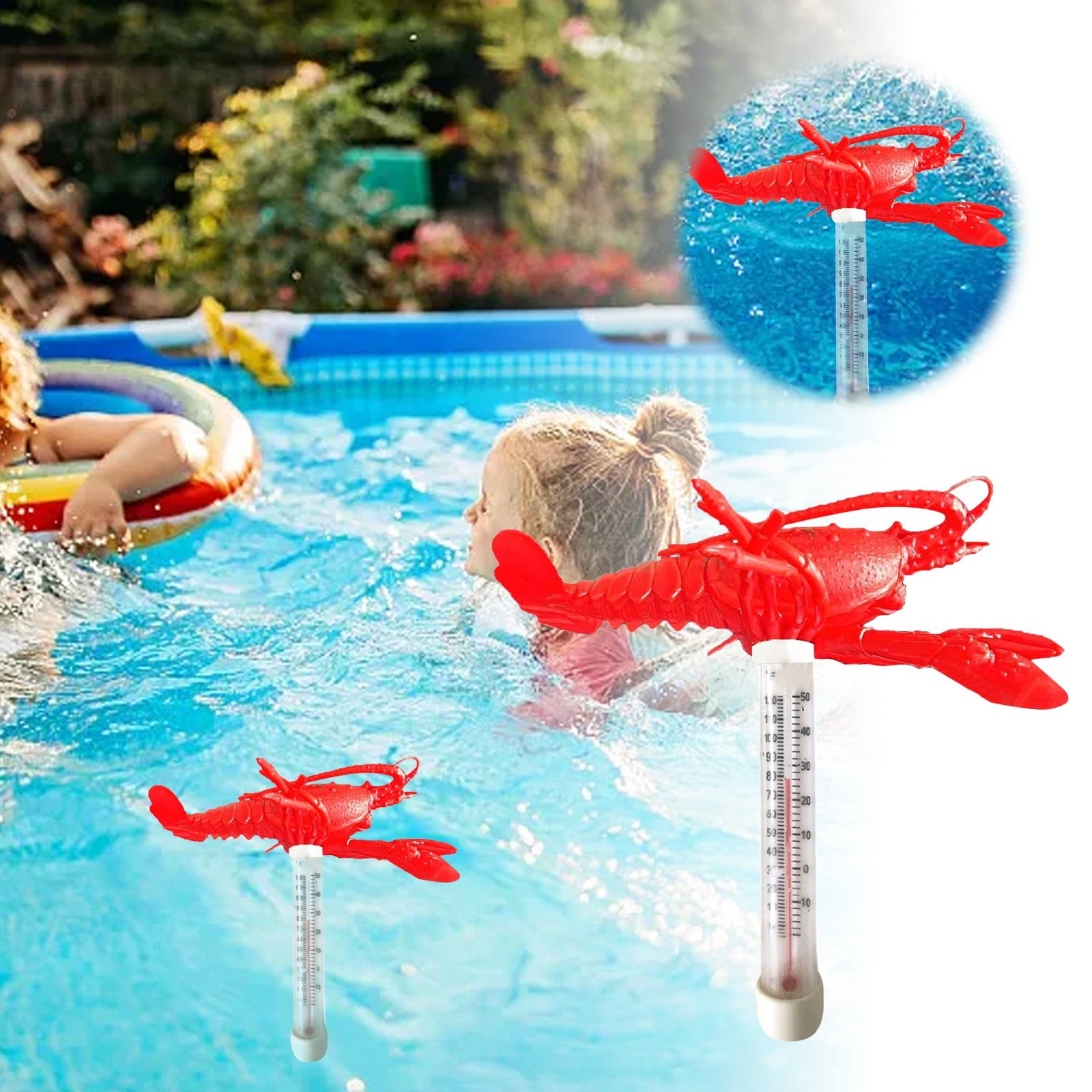 Swimming Pool Floating Summer Pool Party Spoof Lobster Props Spa Pool ...