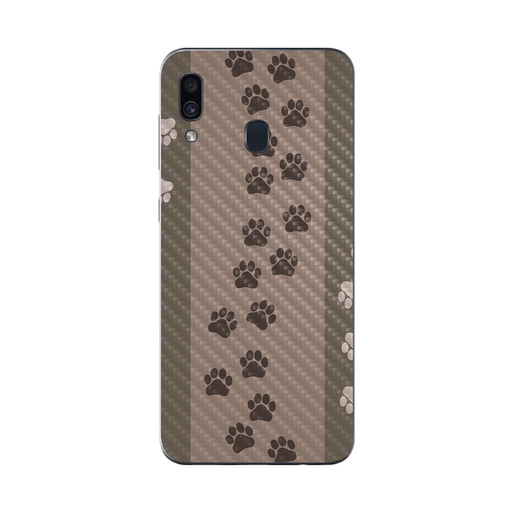 Carbon Fiber Skin Decal Wrap Compatible With Samsung Galaxy A20 / A30 ...