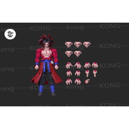 Figuras de acción de Dragon Ball Z, Kong Studio, Ssj3, Hakaishin Battle ...