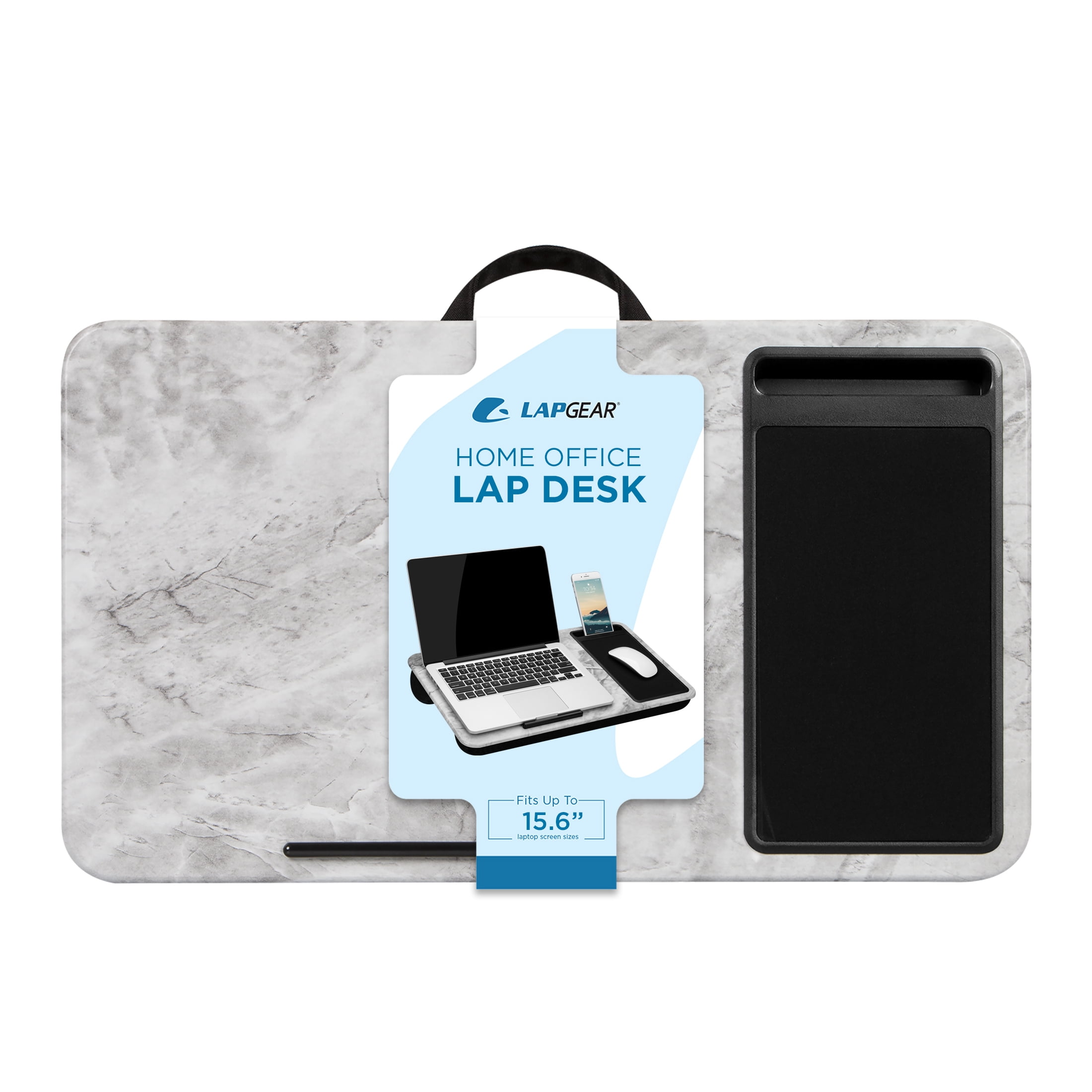 LapGear® Home Office Lap Desk - White Marble - Walmart.com