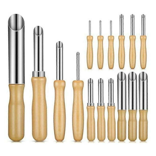 16-Piece Clay Hole Cutter Stainless Steel Round Shaping Clay Tools for ...
