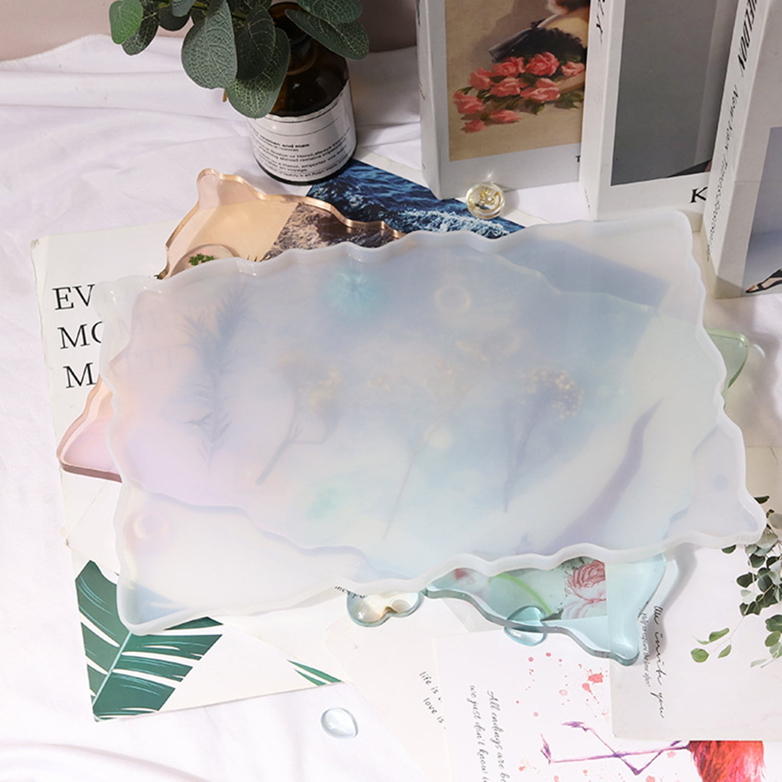 Click here for Unbranded Serving Tray Mold Diy Smooth Surface Sil... prices