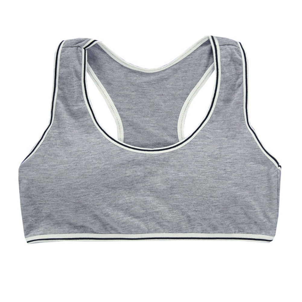 Gyratedream Girls Teens Sports Bras Wirefree Seamless Workout Yoga Gym ...