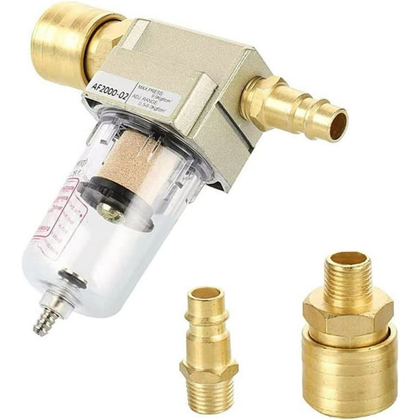 Compressed Air Filter, CJBIN Compressed Air Water Separator 1/4, Water ...