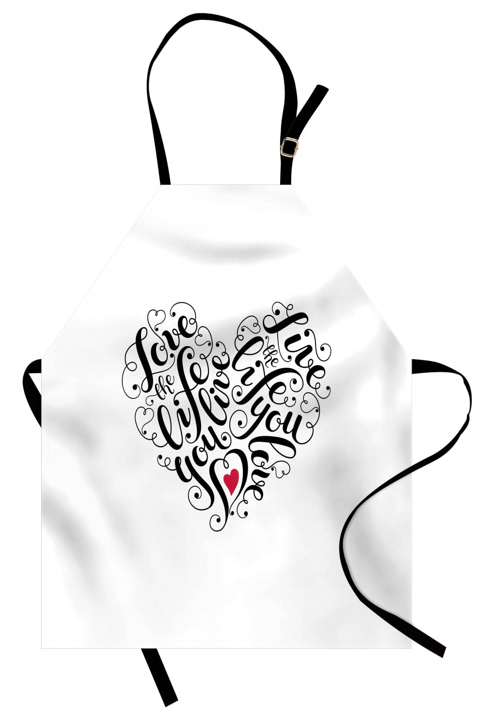 Love Apron Inspiring Quotes in Heart Shape Positive Vibes Valentines ...