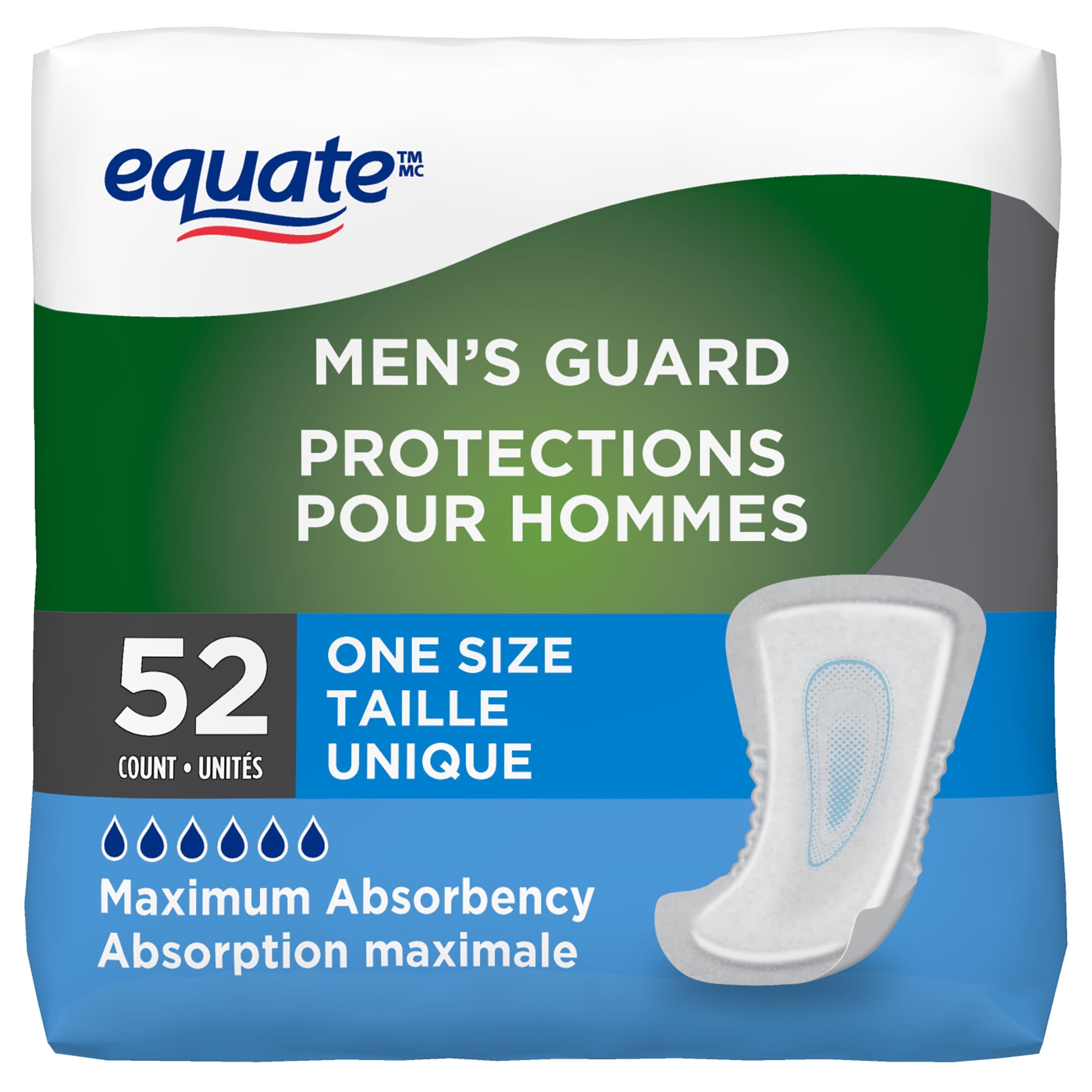 Equate Men's Maximum Absorbency Guard, Incontinence Underwear - Walmart.ca