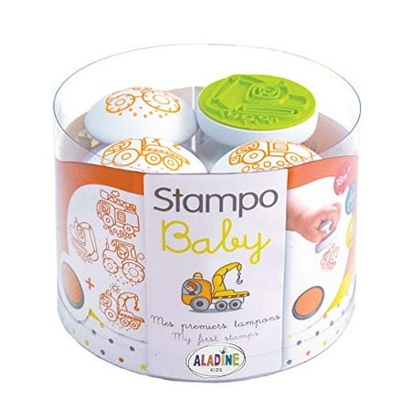 Aladine "Stampo Baby Construction Machines Stamp Set (5-Piece ...