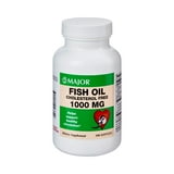 Major Generic Cholesterol-Free Fish Oil Capsules, Heart Health, 1000 mg ...