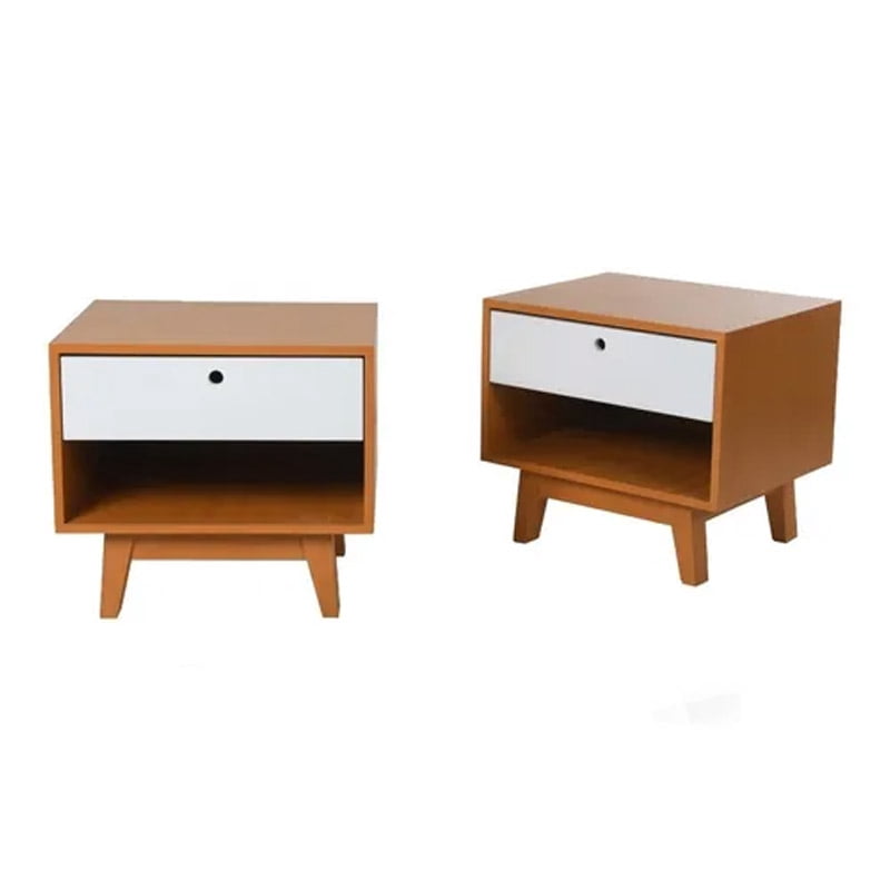 Buros Recamara Delta Maple con Blanco Moderna Minimalista Buro Vintage ...