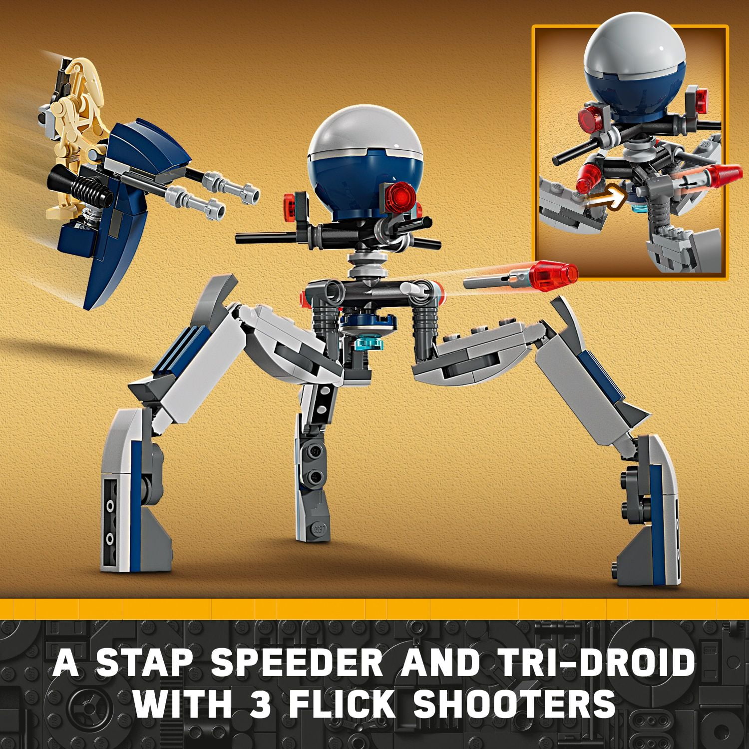 LEGO Star Wars Clone Trooper & Battle Droid Battle Pack Set for Kids ...