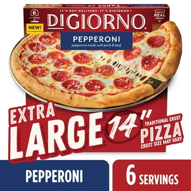 DiGiorno Gluten Free Crust Cheese and Pepperoni Pizza, 24.2 oz (Frozen ...