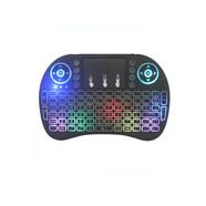 Mini 3 color Backlit Keyboard 2.4GHz Wireless Keyboard for PI, TV Box ...